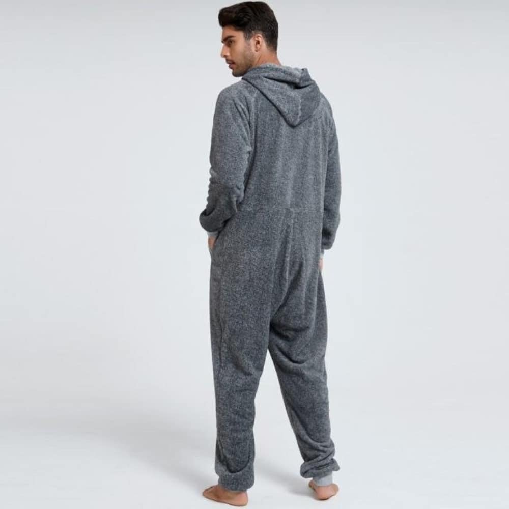 Combinaison pyjama gris polaire • Tous en Pyjama
